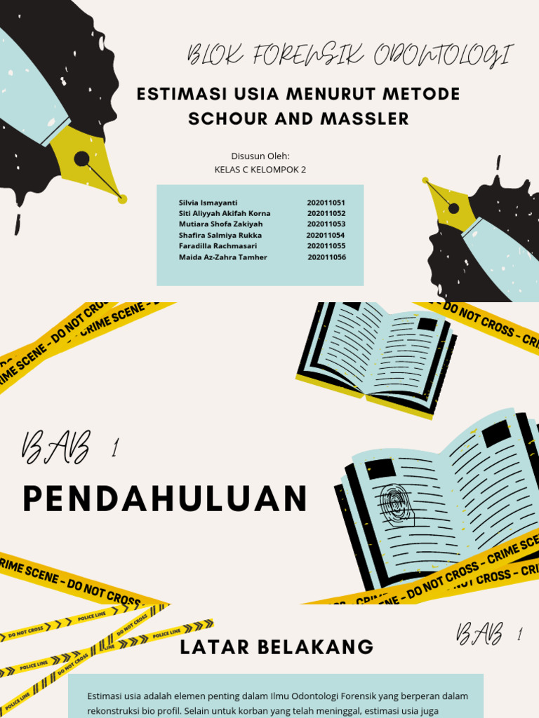 Estimasi Usia dengan Metode Schour-Massler | PDF