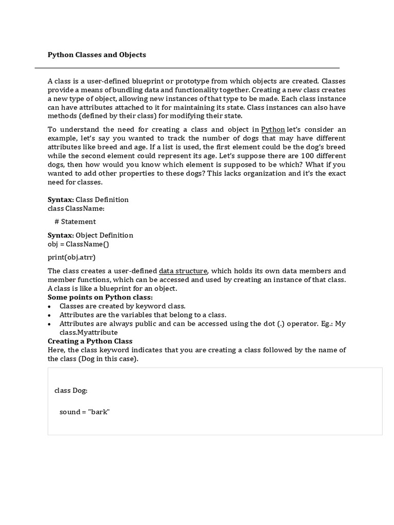 unit2 | PDF | Class (Computer Programming) | Programming