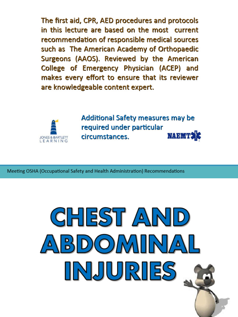 Chest and Abdominal Injuries | PDF | Thorax | Abdomen