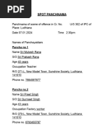 Inquest - Panchanama | PDF | Witness | Criminal Law