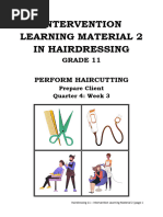 Learning Module in Hairdressing | PDF | Hairstyle | Sterilization ...