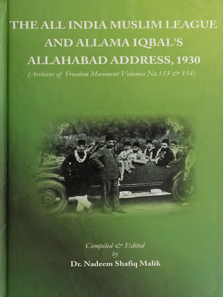 All India Muslim Le 00 Nade | PDF | All India Muslim League | Muhammad ...