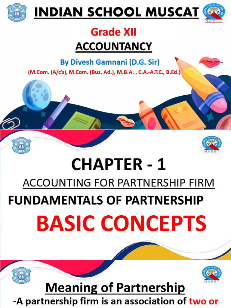 Fundamentals of Partnership - Complete | PDF | Partnership | Interest