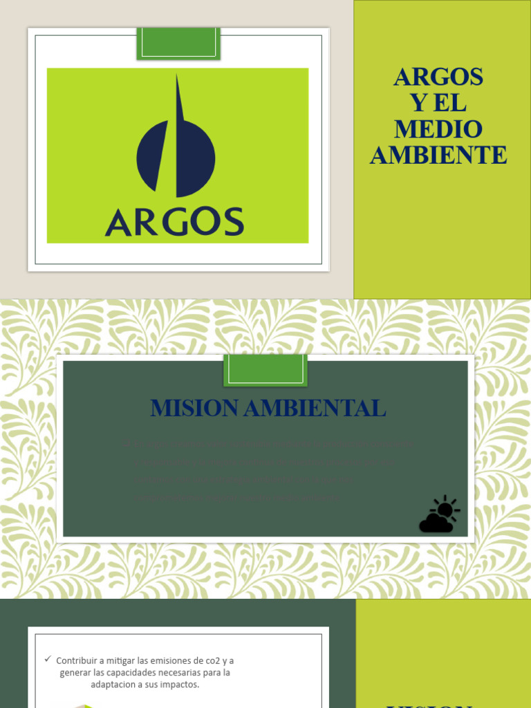 Argos AMBIENTAL | PDF | Entorno natural | Sustentabilidad