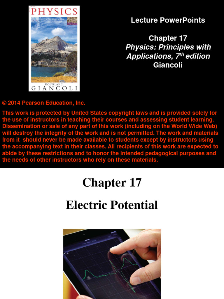 PHYS 217A - Chapter 17. Electric Potential | Download Free PDF ...