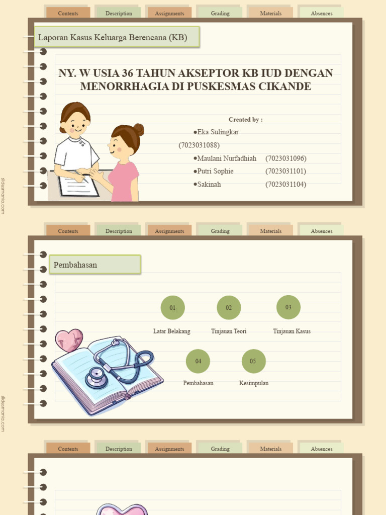 Laporan Kasus KB Fix - PKM Cikande | PDF