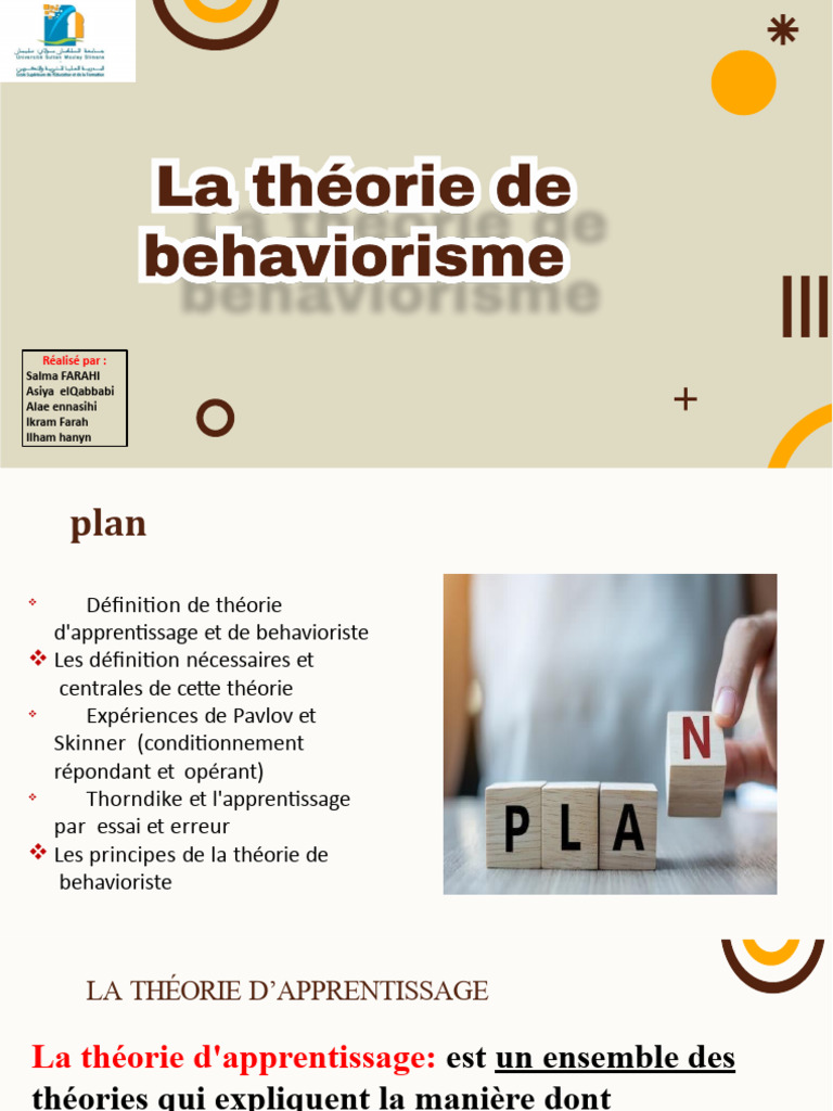 behaviorisme_S2[1] | PDF | Behaviorisme | Théories psychologiques
