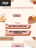 Position Paper Format | PDF