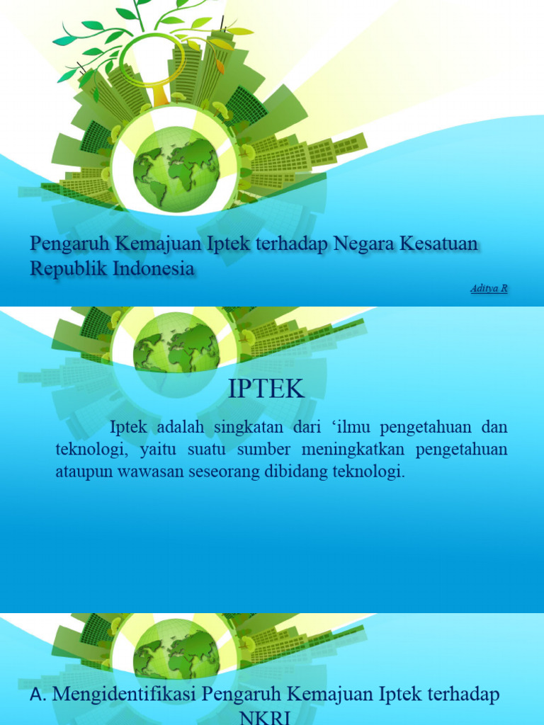 PKN Iptek Aditya Ramadhan | PDF | Ilmu Sosial