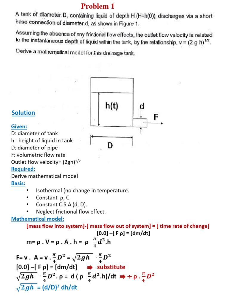 Modeling - Simulation - TRAINING - LEC 6-7 | PDF | Fluid Dynamics | Liquids