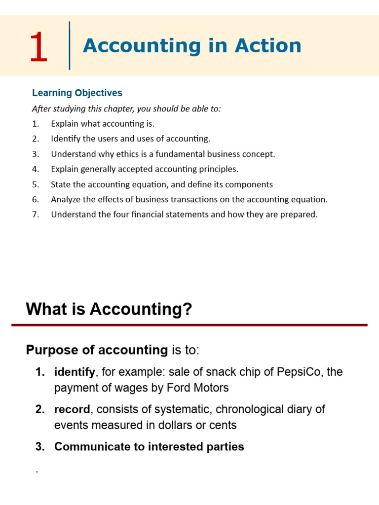 Accounting Chapter 1 Sec 8,9,10 Updated | PDF | Generally Accepted ...