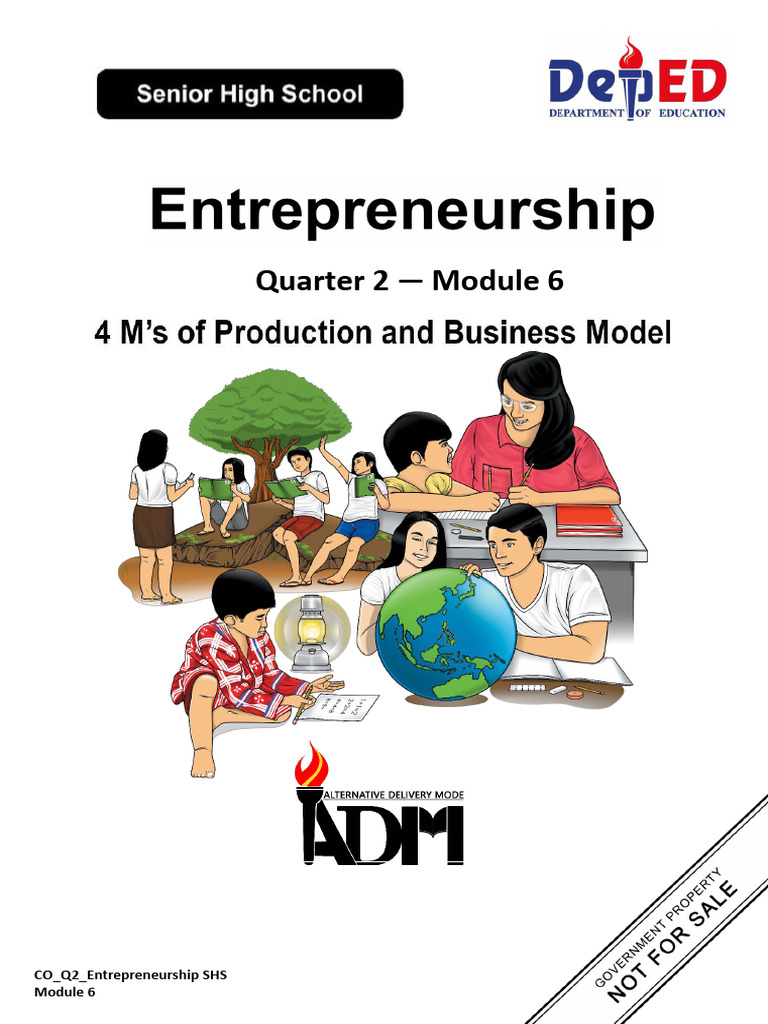 Entrep12 - Q2 - M6 - 4MS of Production and Business Model | PDF ...
