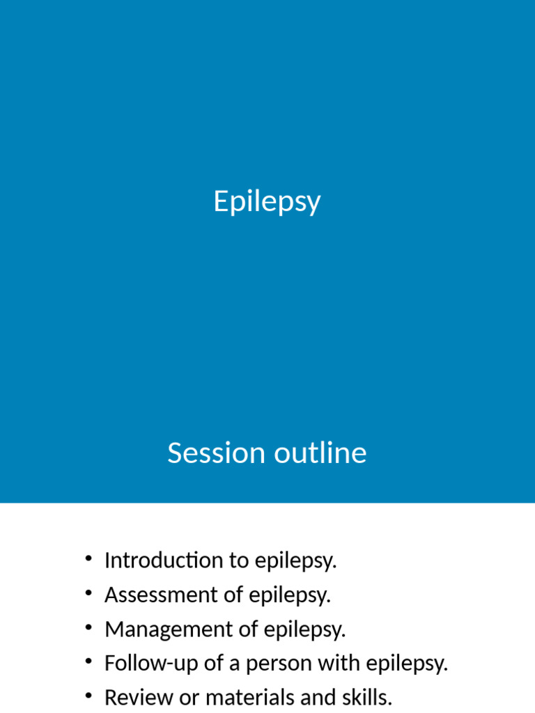 Epi Slides | PDF | Epilepsy | Causes Of Death