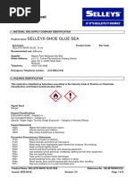 Liquid Nails Safety Data Sheet | PDF | Dangerous Goods