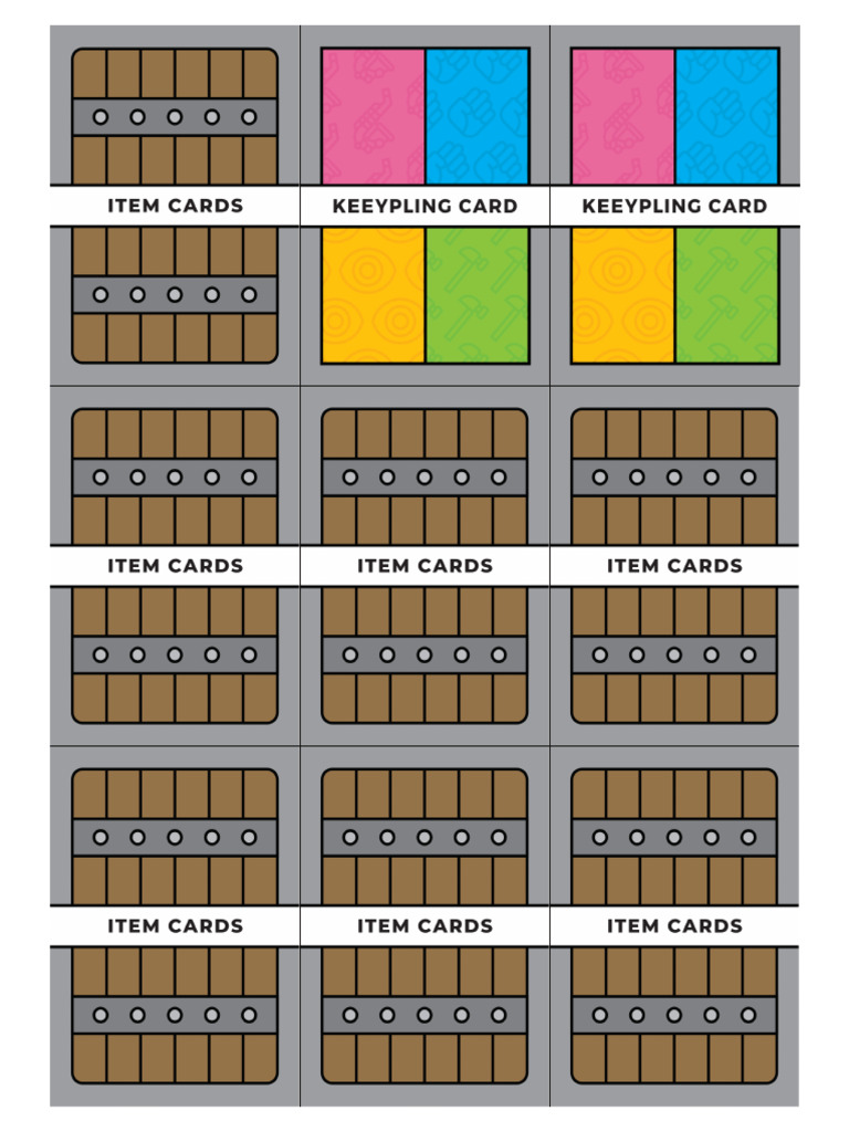 TK GardenGames - Printable Cards | PDF