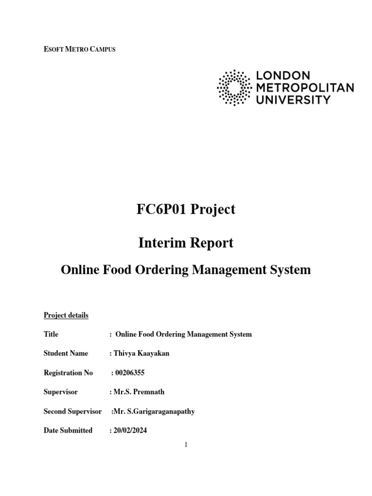 E006744-1708447829965-406099-FC6P01ES - Final Project Proposal THIVYA Interim Report New | PDF ...