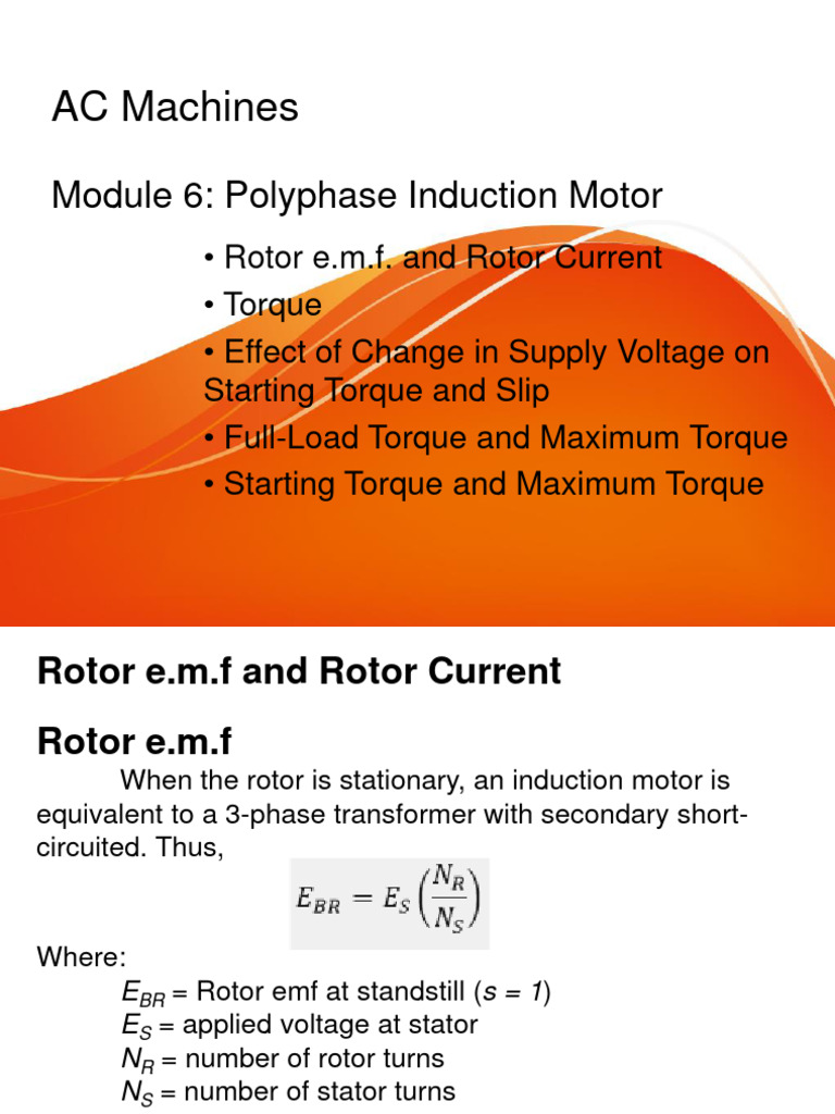 AC-Machines-Induction-Motor-2 | PDF | Electric Motor | Electrical ...