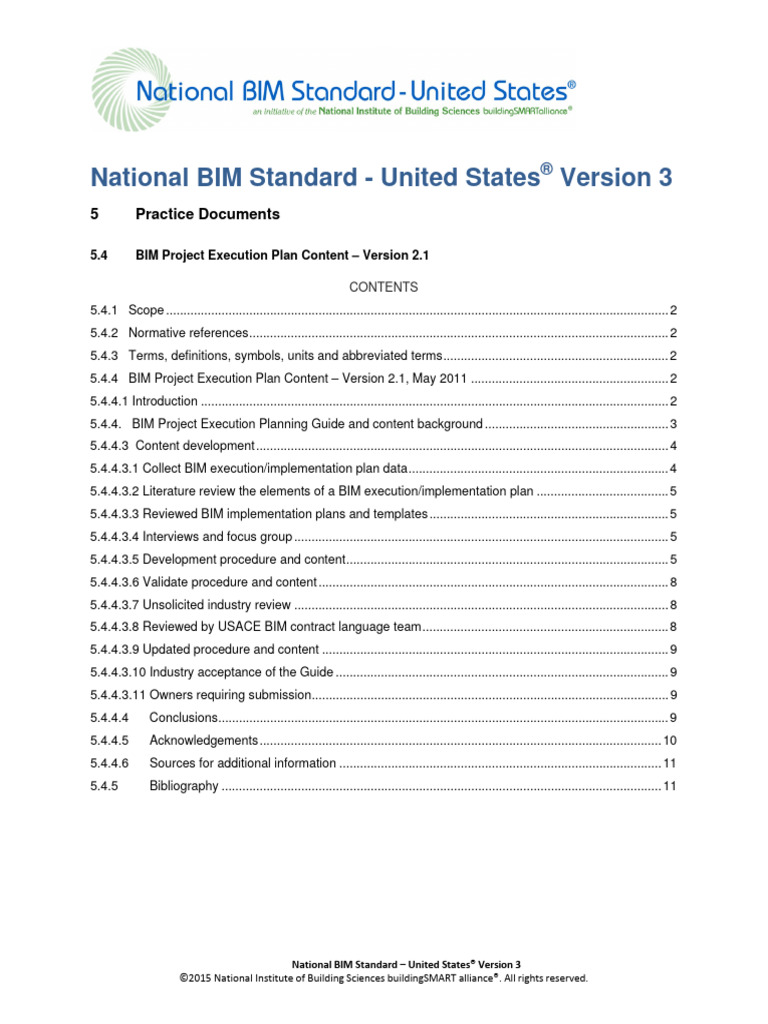 NBIMS-US V3 5.4 BIM PXP Content | PDF | Building Information Modeling ...