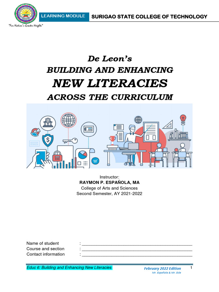 Educ 6 LM Midterm Only | PDF | Learning | Teachers