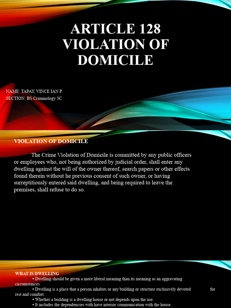 Article 128 | PDF | Justice | Crime & Violence