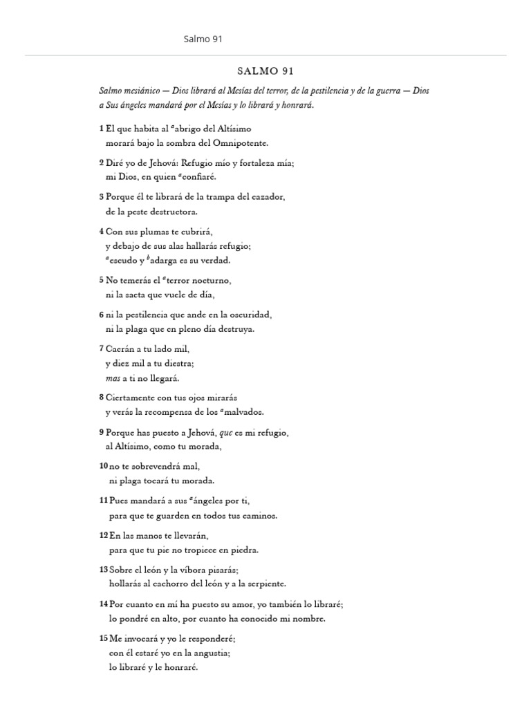 Salmo 91 | PDF