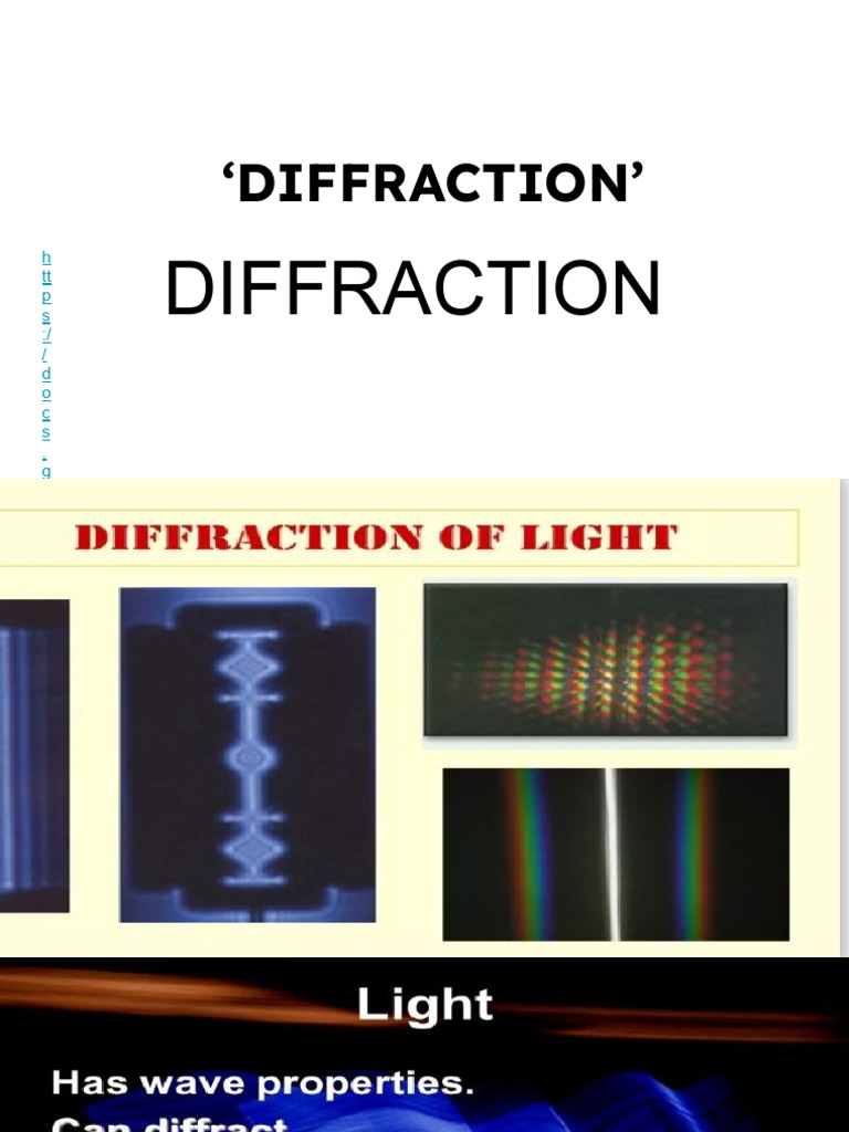 Diffraction 1 | PDF