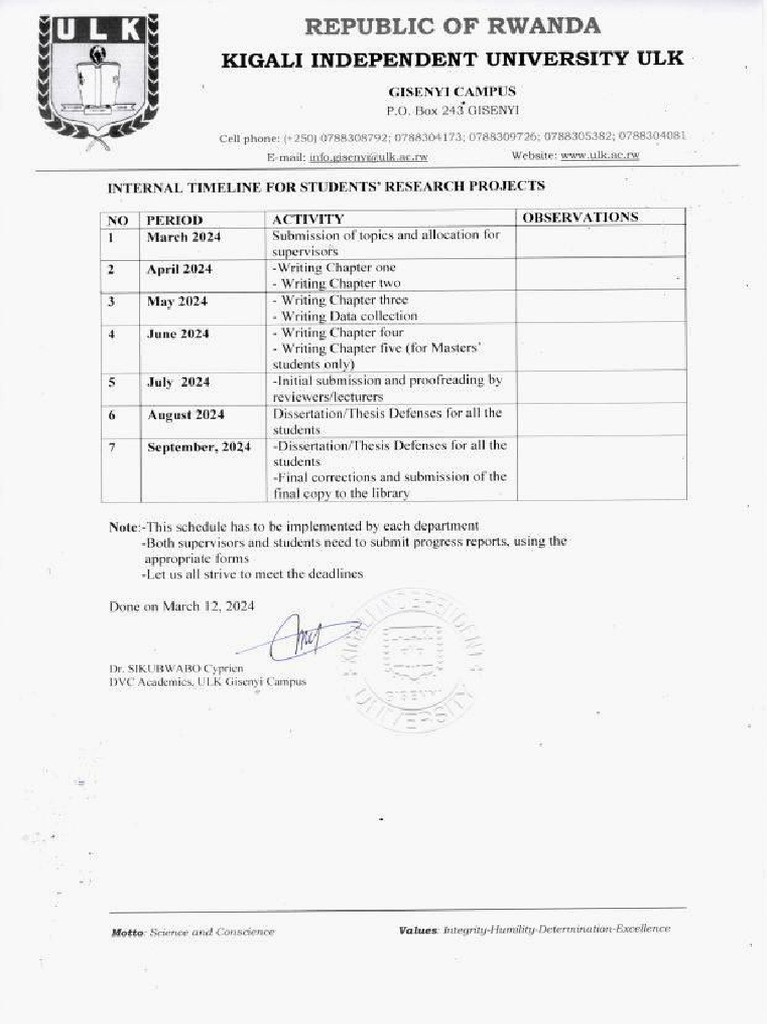 Internal Timeline For Research Projects Related Activities | PDF