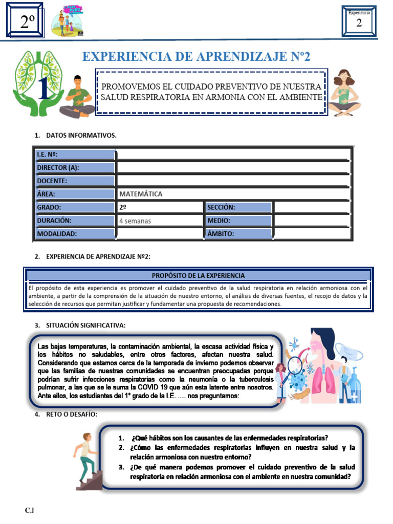 2° EXPERIENCIA DE APRENDIZAJE Nº2 | PDF | Exponenciación | Aprendizaje