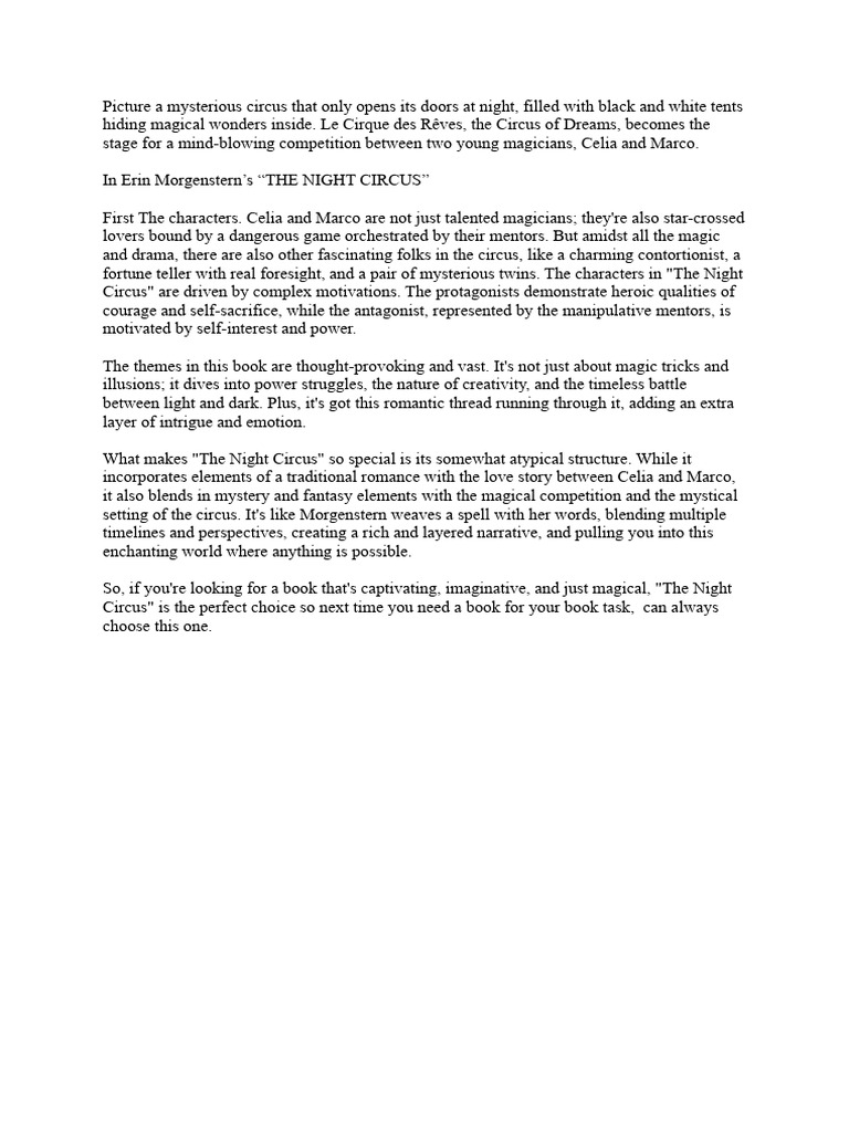 The Night Circus | PDF