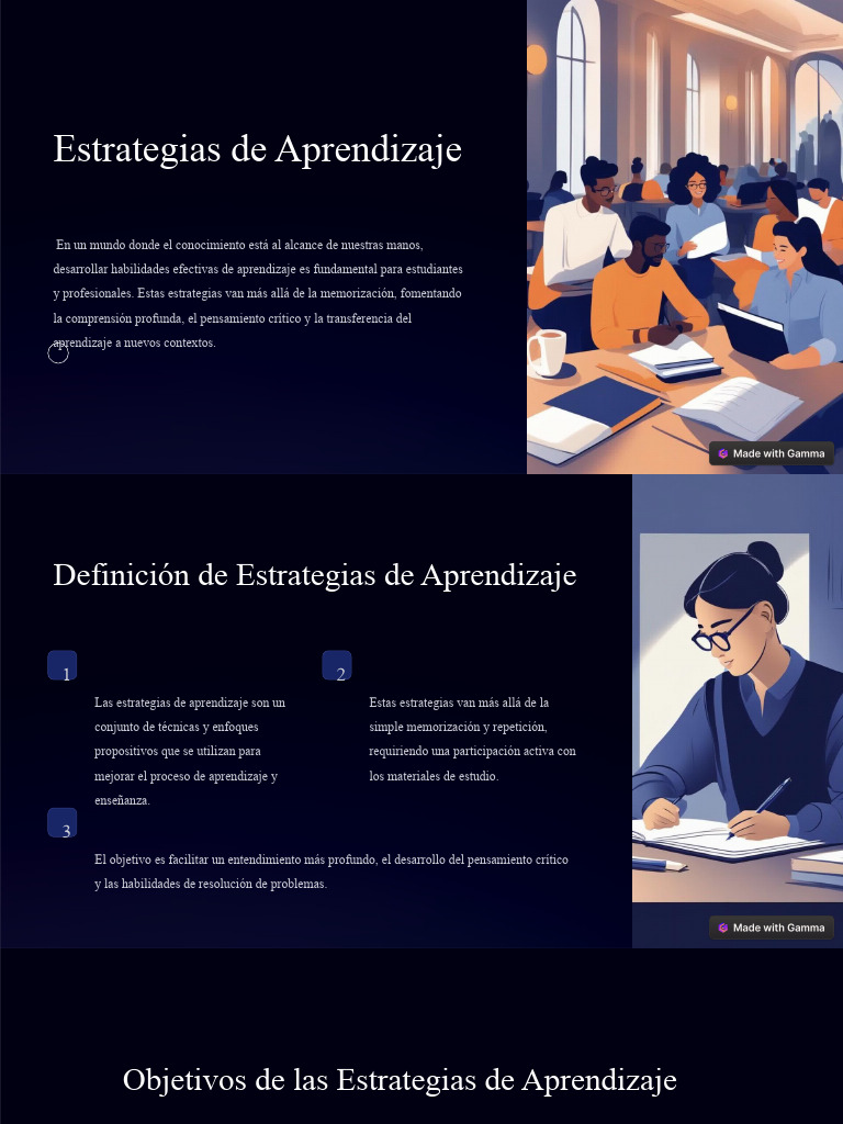 Estrategias-de-Aprendizaje-Efectivas (1) | PDF | Aprendizaje | Pensamiento