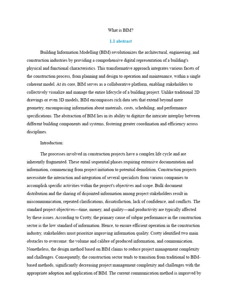 What Is Bim 2 | PDF | Building Information Modeling | Green Building