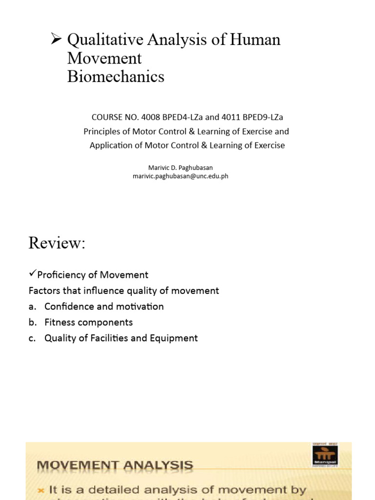 18-Qualitative-Analysis-of-Human-Movement | PDF