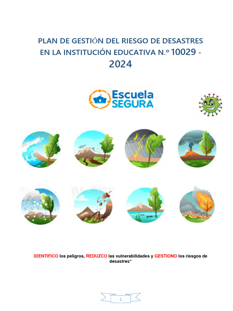 Plan de PGR - 2024 | PDF | Mercancías peligrosas | lago