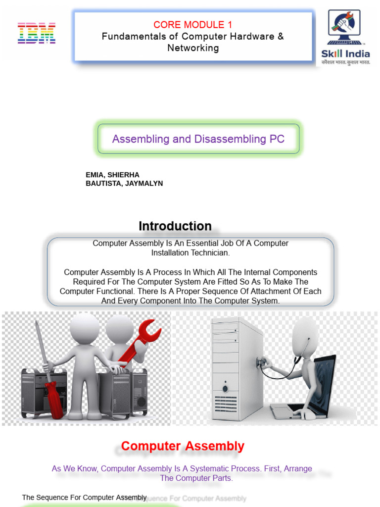 Assemnble and Disassembel System Unit | PDF | Electrical Connector | Microcomputers