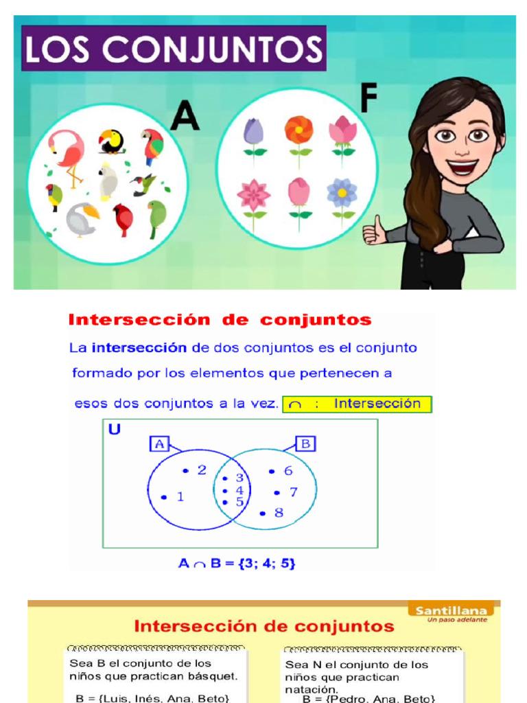 INTERSECCION DE CONJUNTOS | PDF