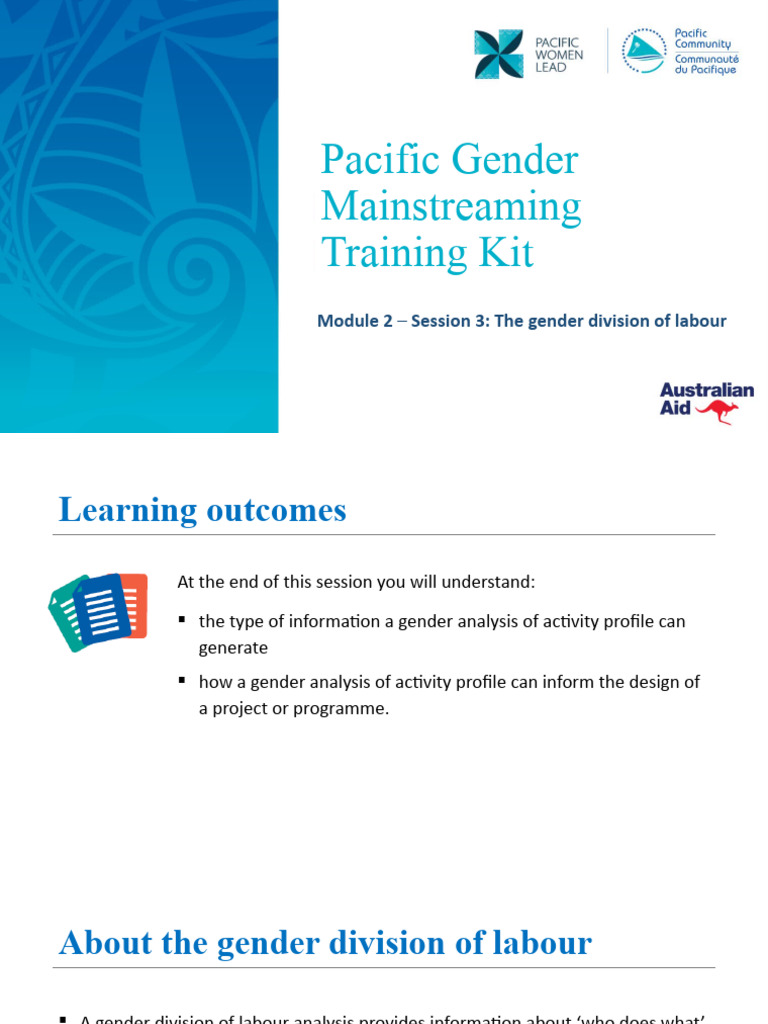 Gender Division of Labour Analysis Guide | PDF | Gender | Gender Studies