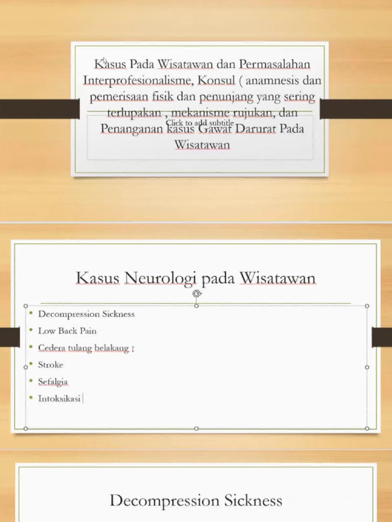 Lect 25 Kasus Pada Wisatawan | PDF