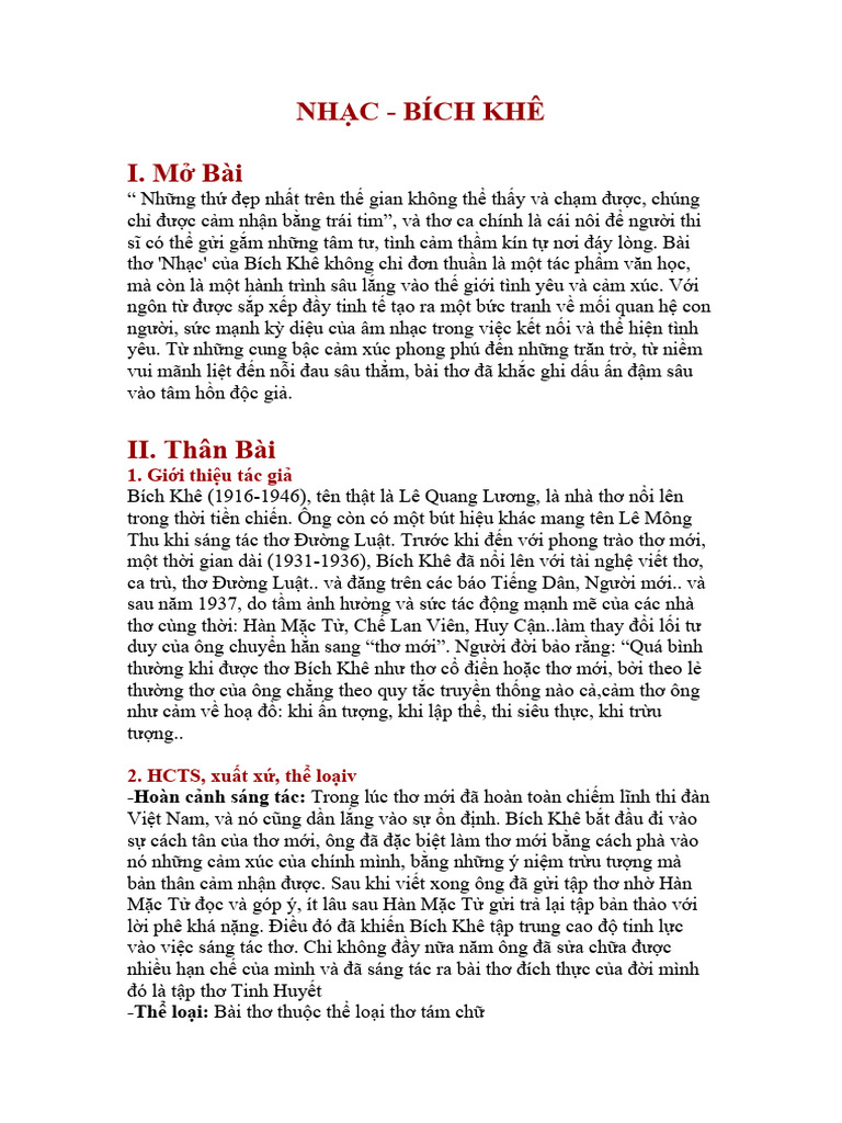 NH C Bích Khê | PDF