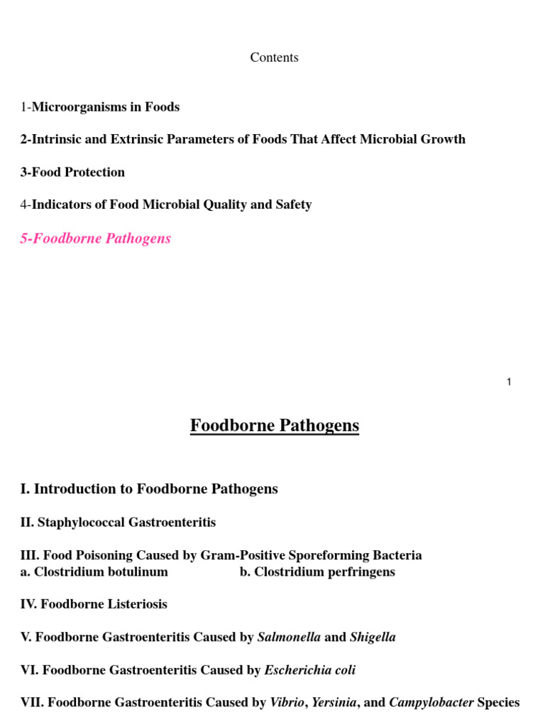 Bio464 (Chapter X Foodborne Pathogens - S. Aureus) | PDF | Foodborne Illness | Staphylococcus