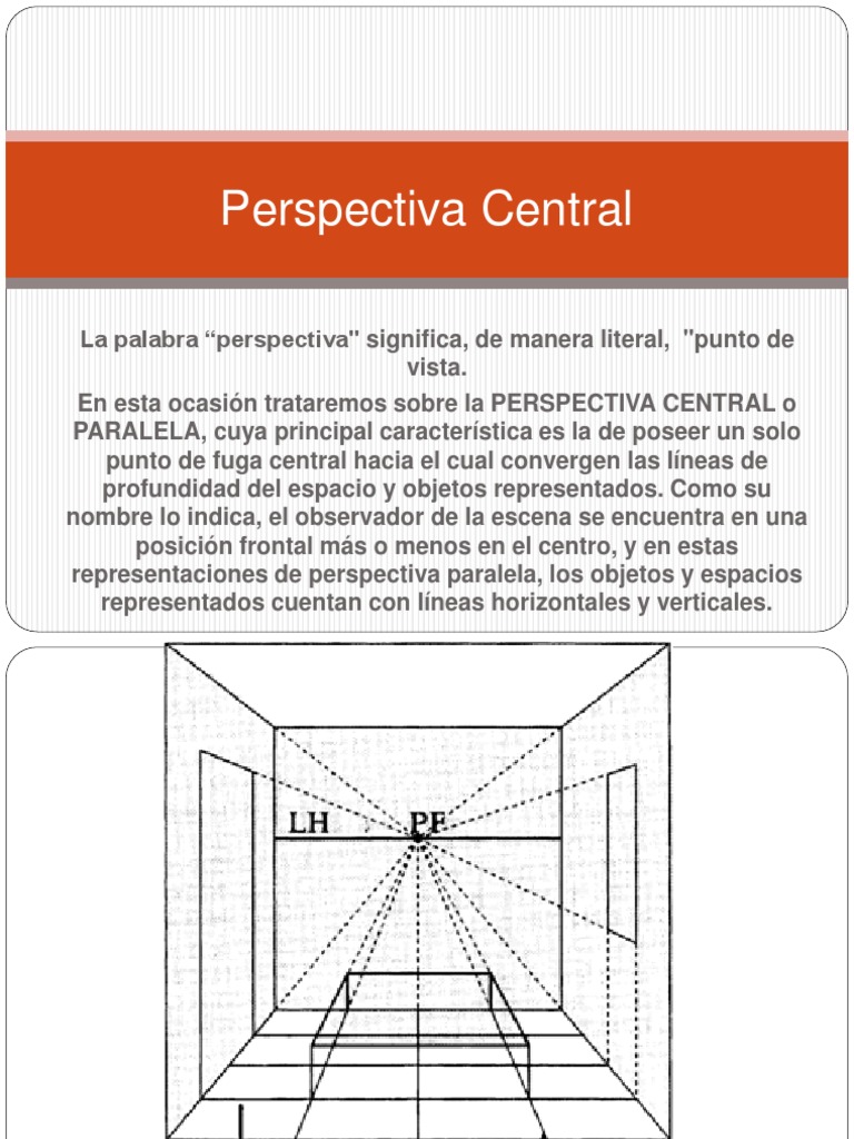 Perspectiva Central: Definición y Dibujo | PDF