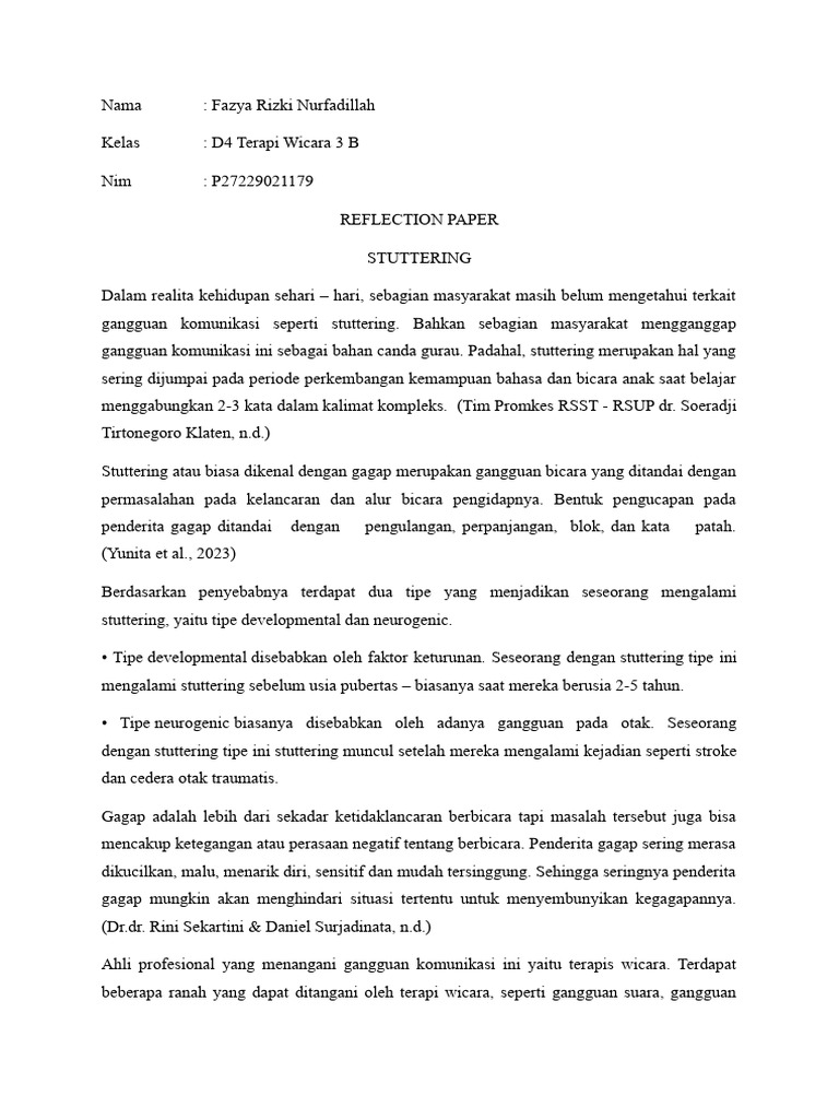 Reflection Paper | PDF