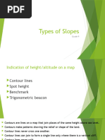 Types of Slopes 2 | PDF | Contour Line | Slope