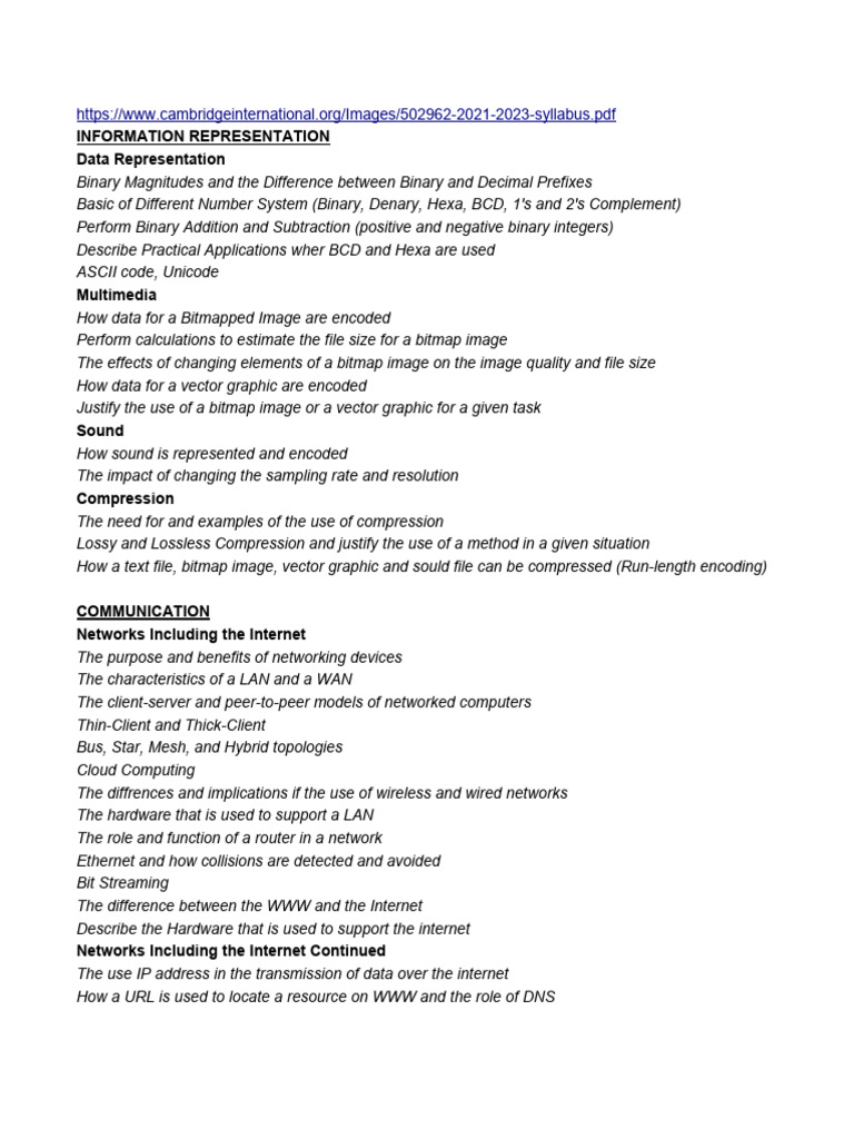 Your Name Syllabus Checklist | Download Free PDF | Databases | Programming