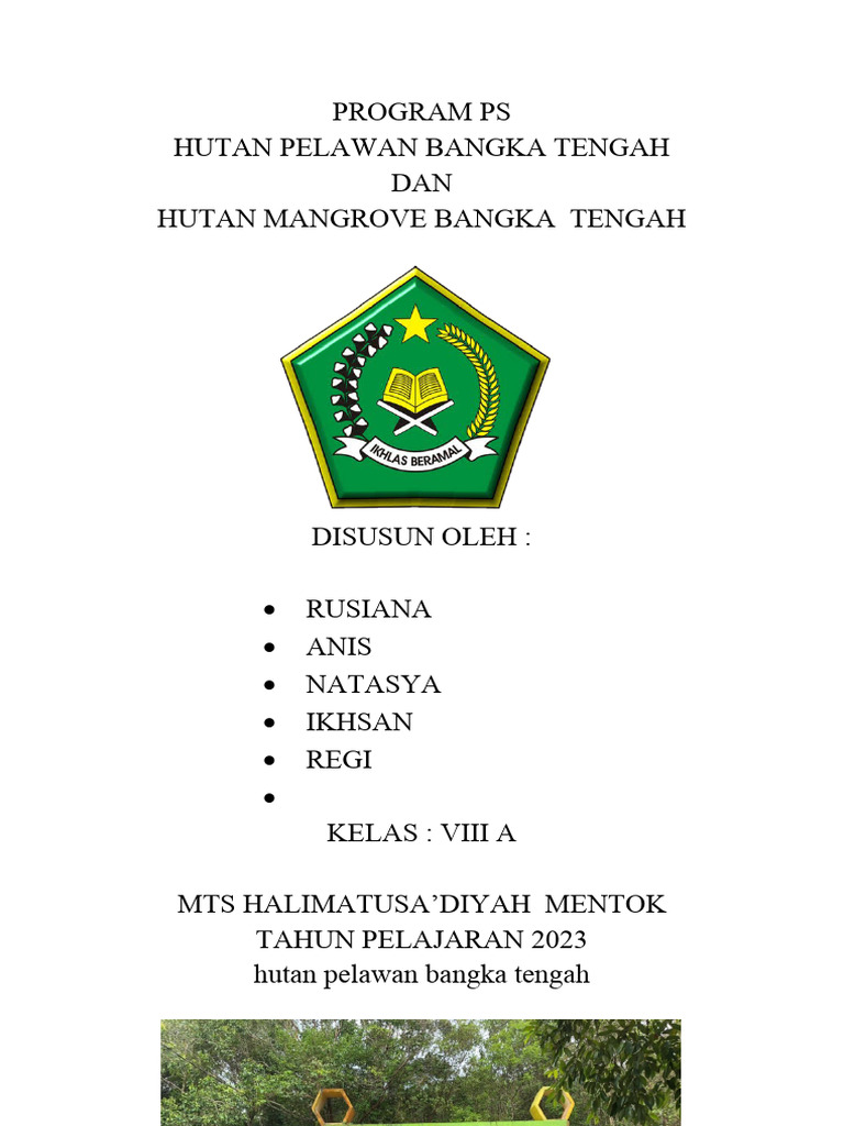 Eksplorasi Hutan Pelawan dan Mangrove Bangka Tengah | PDF | Griya & Taman