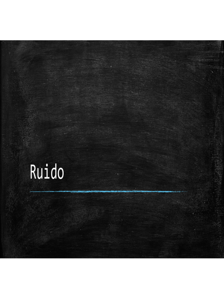 Ruido | PDF | Transformada de Fourier | Frecuencia