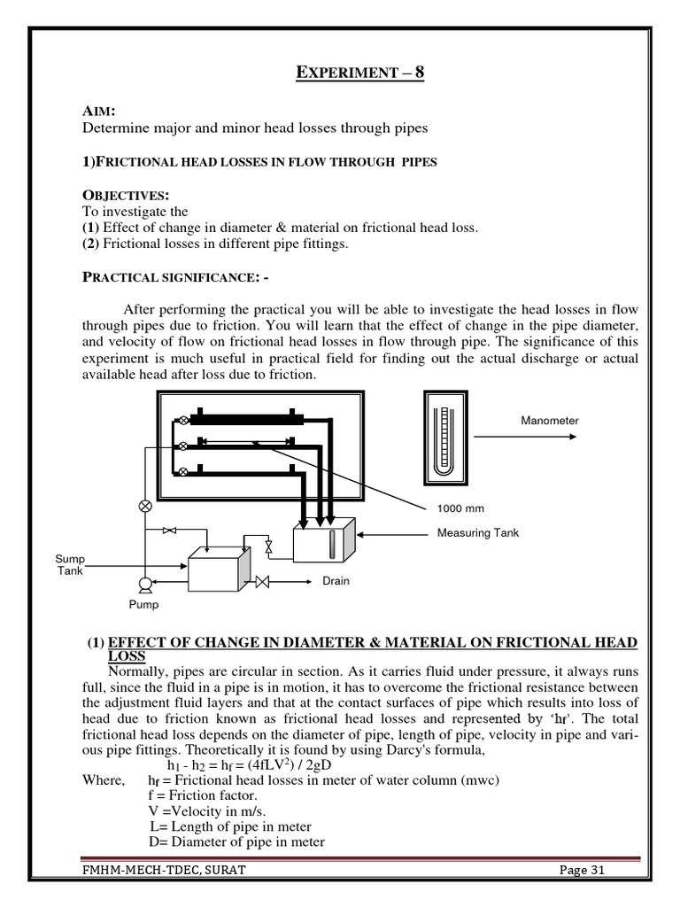 F.M.H.M.PR.8,9,10 Practical | Download Free PDF | Pump | Pressure ...