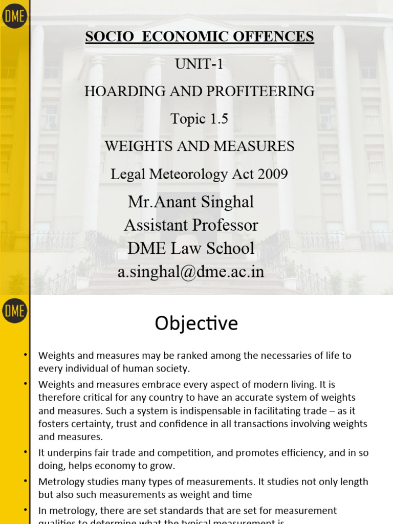 Legal Metrology Act 2009 Overview | PDF | Fine (Penalty) | Measurement