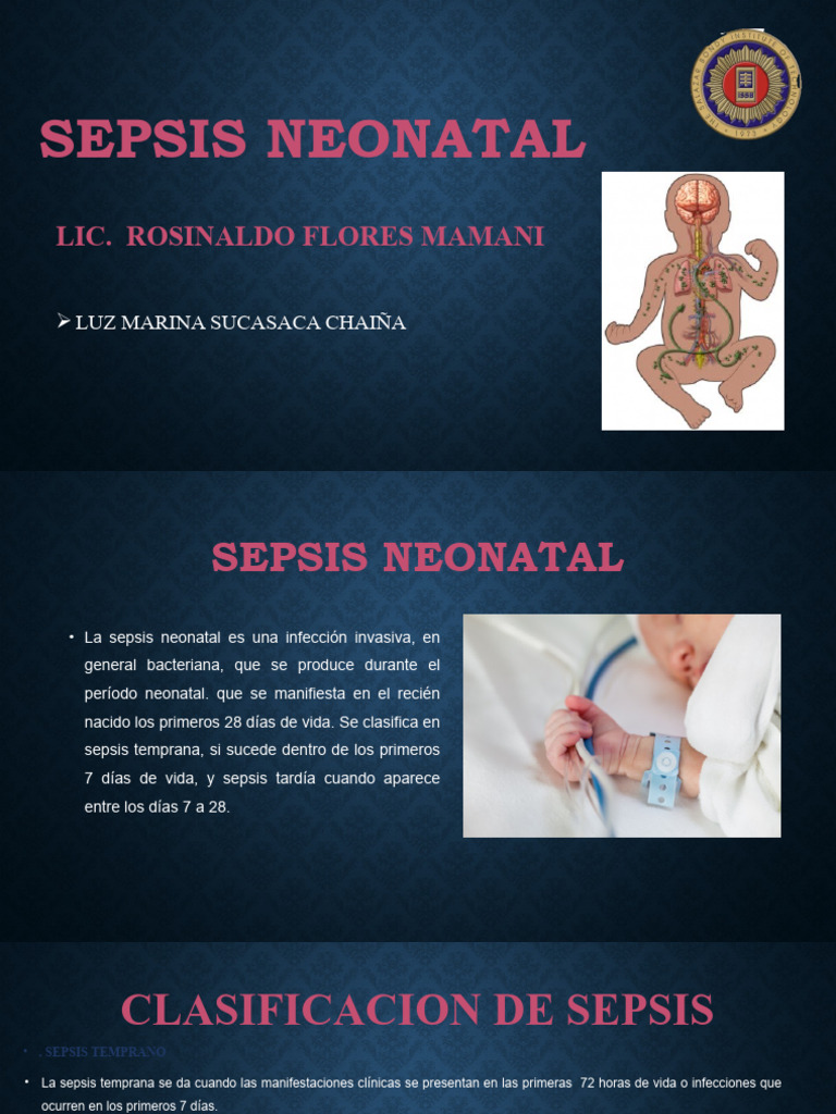 Sepsis Neonatal | PDF | Septicemia | Infantes