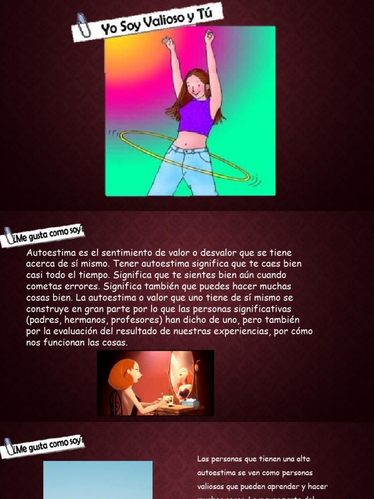 Claves para Mejorar tu Autoestima | PDF | Relaciones personales ...