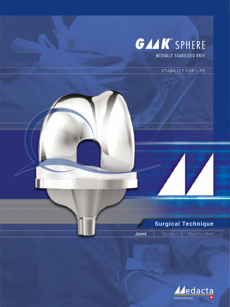 GMK Sphere CR Trial Inserts | PDF | Knee | Anatomical Terms Of Location